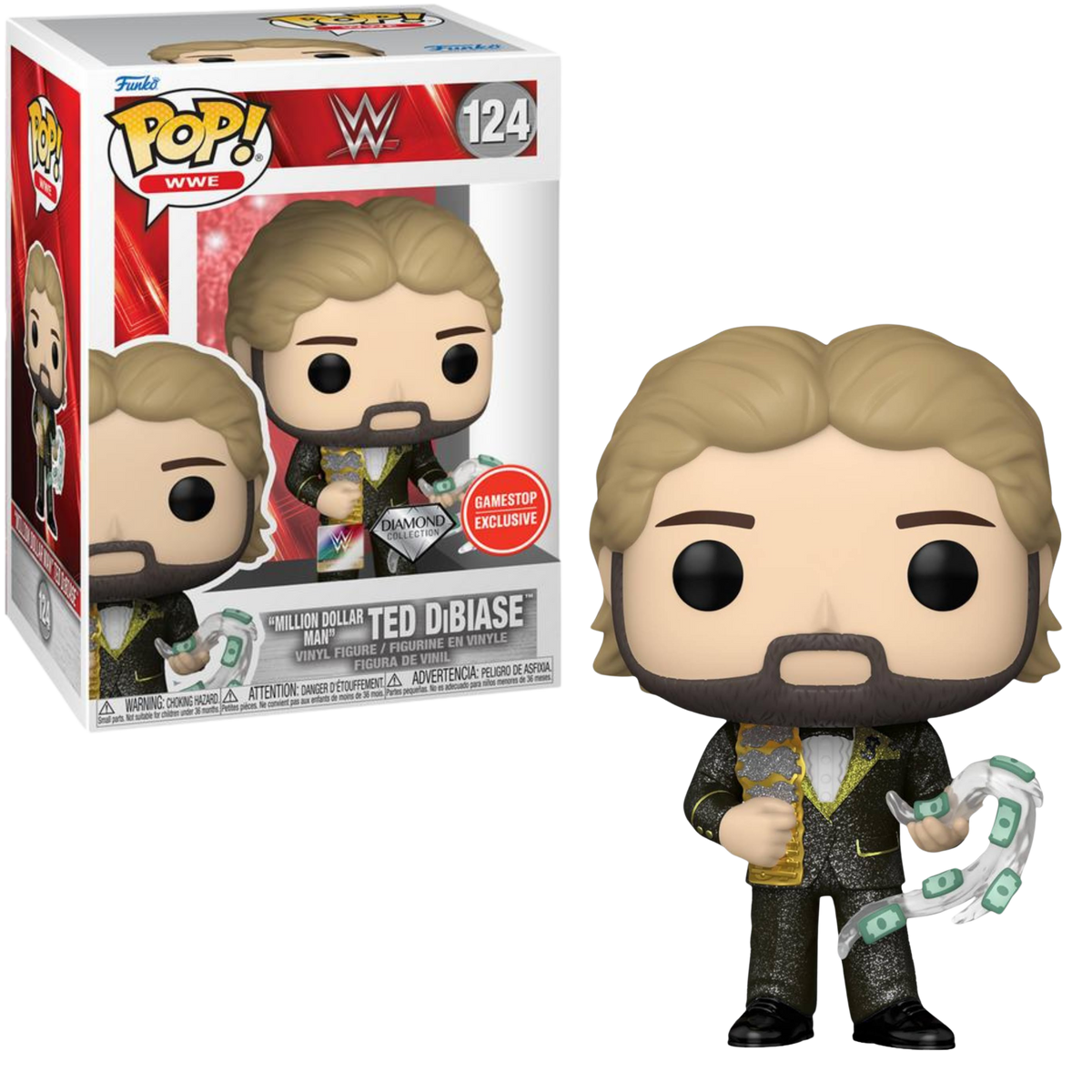 WWE - "Million Dollar Man" Ted DiBiase (Diamond) #124 – PeteZ PopZ